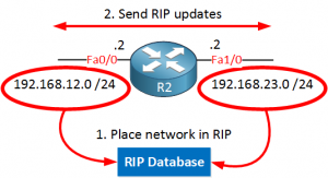 How to configure RIP on a Cisco router