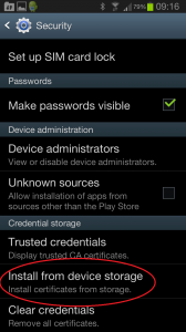 EAP-TLS Certificates for Wireless on Android