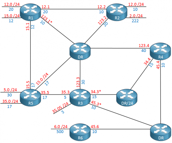 How to read the OSPF Database