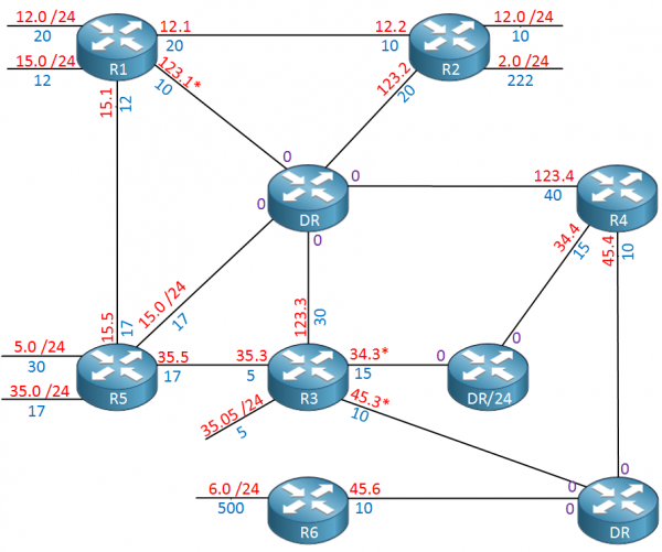How to read the OSPF Database