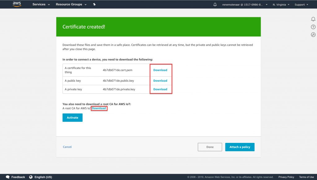 Connect ESP32 MicroPython to AWS IoT