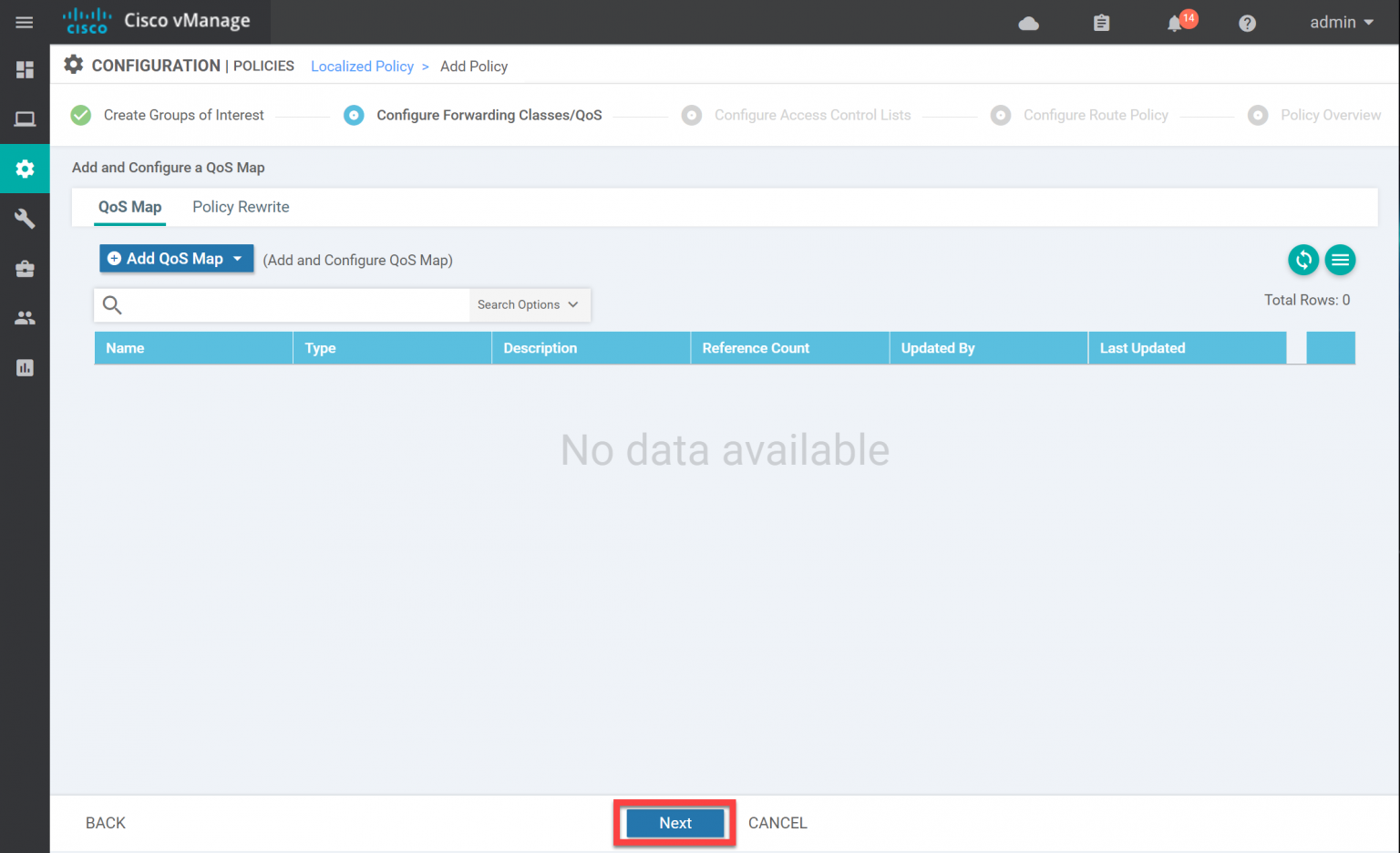 Cisco SD-WAN Localized Data Policy Policer