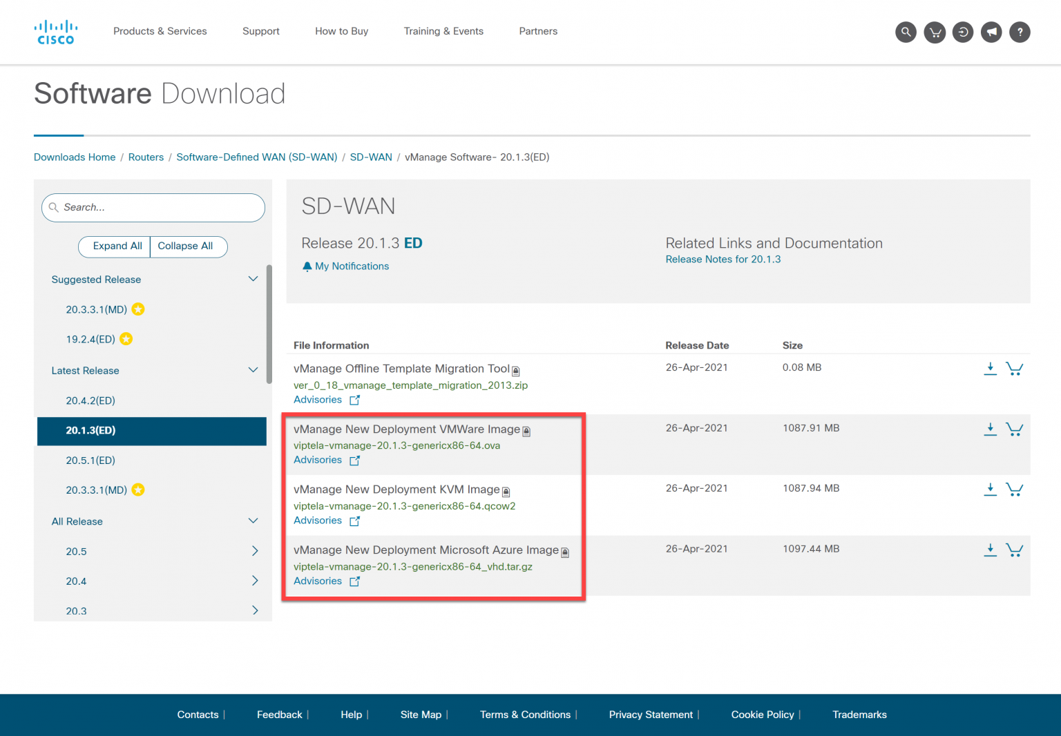 Cisco SD-WAN Lab Options