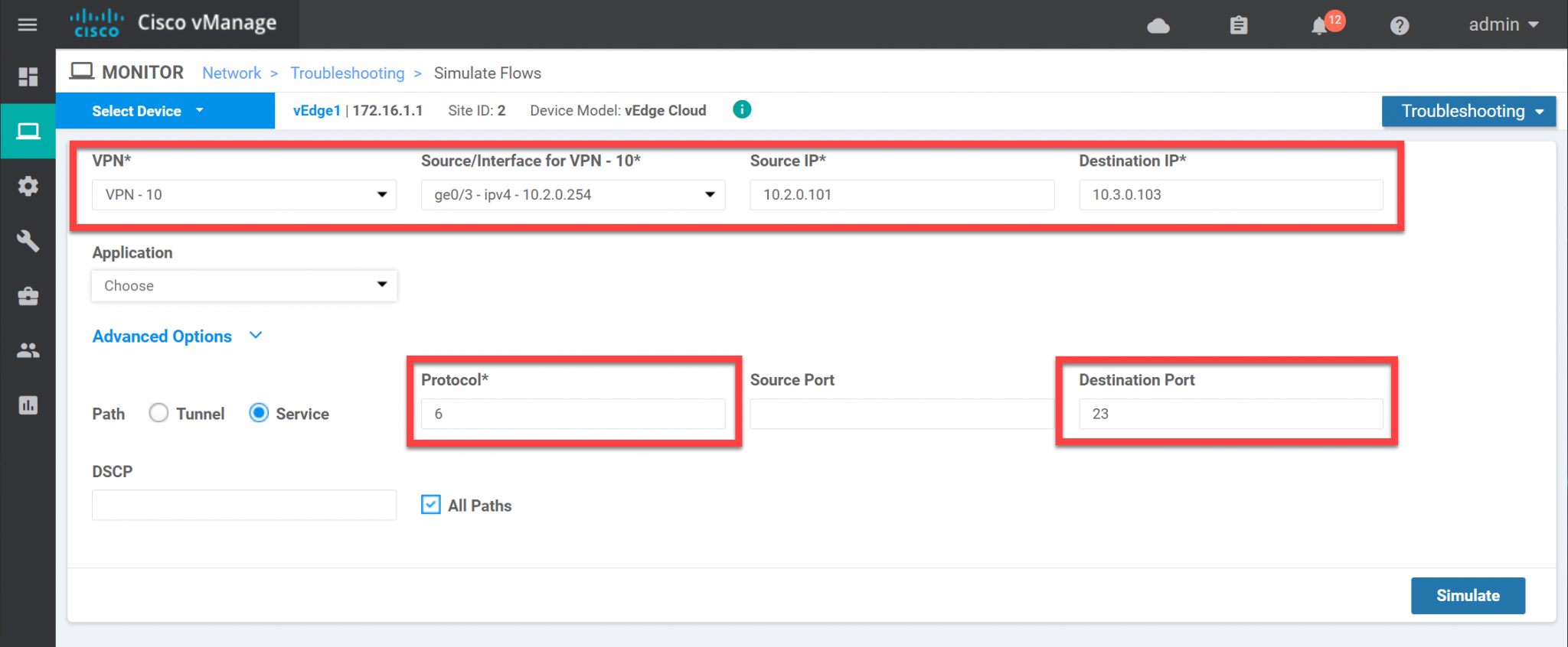 Cisco SD-WAN Application-Aware Routing (AAR)