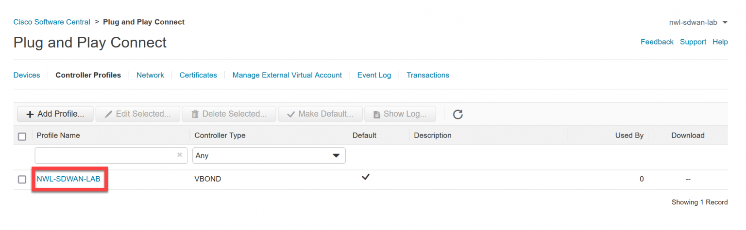 Cisco SD-WAN Plug and Play Connect Device Licenses