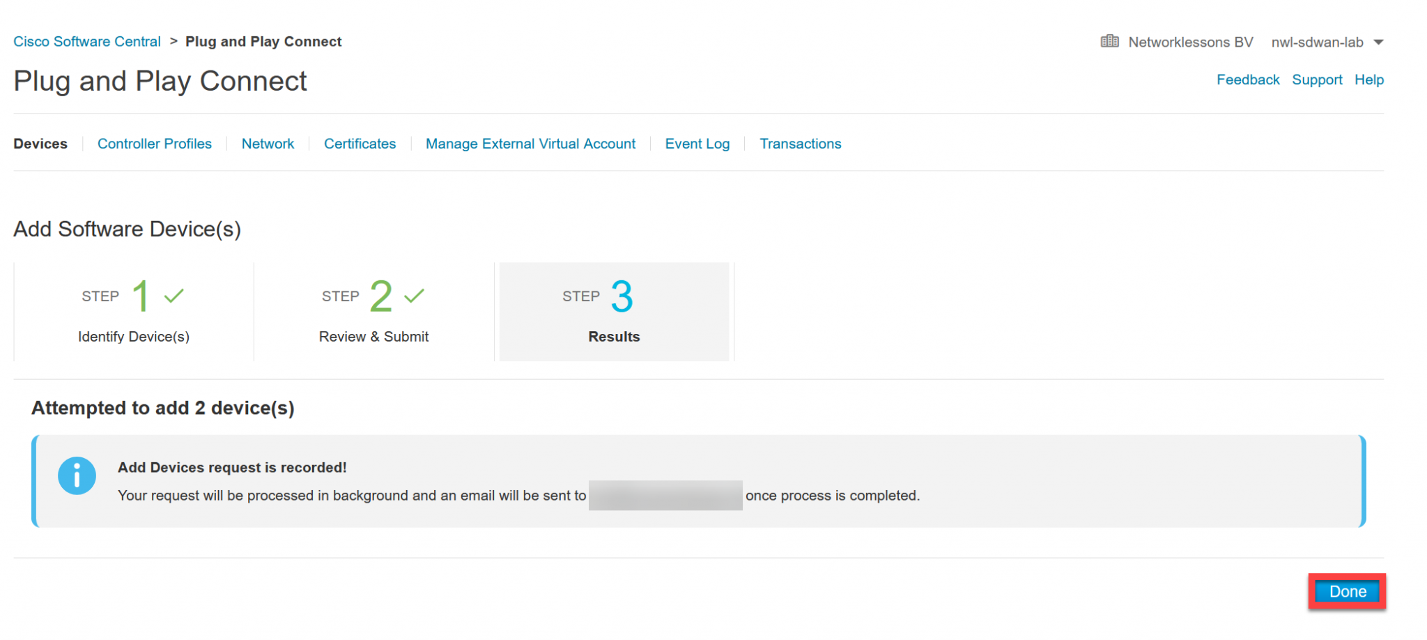 Cisco SD-WAN Plug and Play Connect Device Licenses