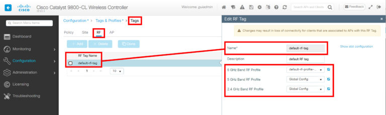 Cisco Wireless Segmentation with Profiles and Tags